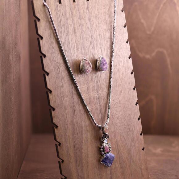Nicky Butler | Jewelry | Vintage Nicky Butler Demiparure Multi Gemstone ...